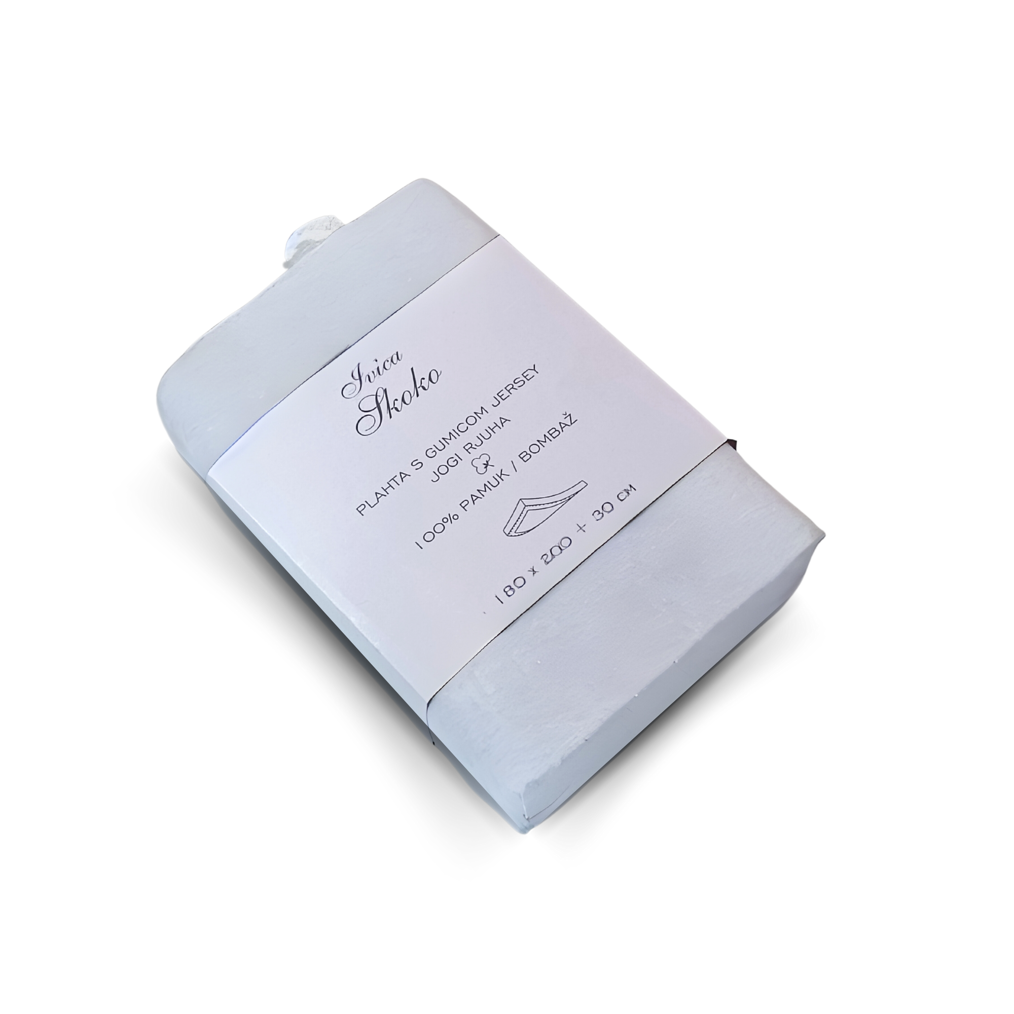 Plahta Jersey s gumicom Ivica Skoko - Bijela